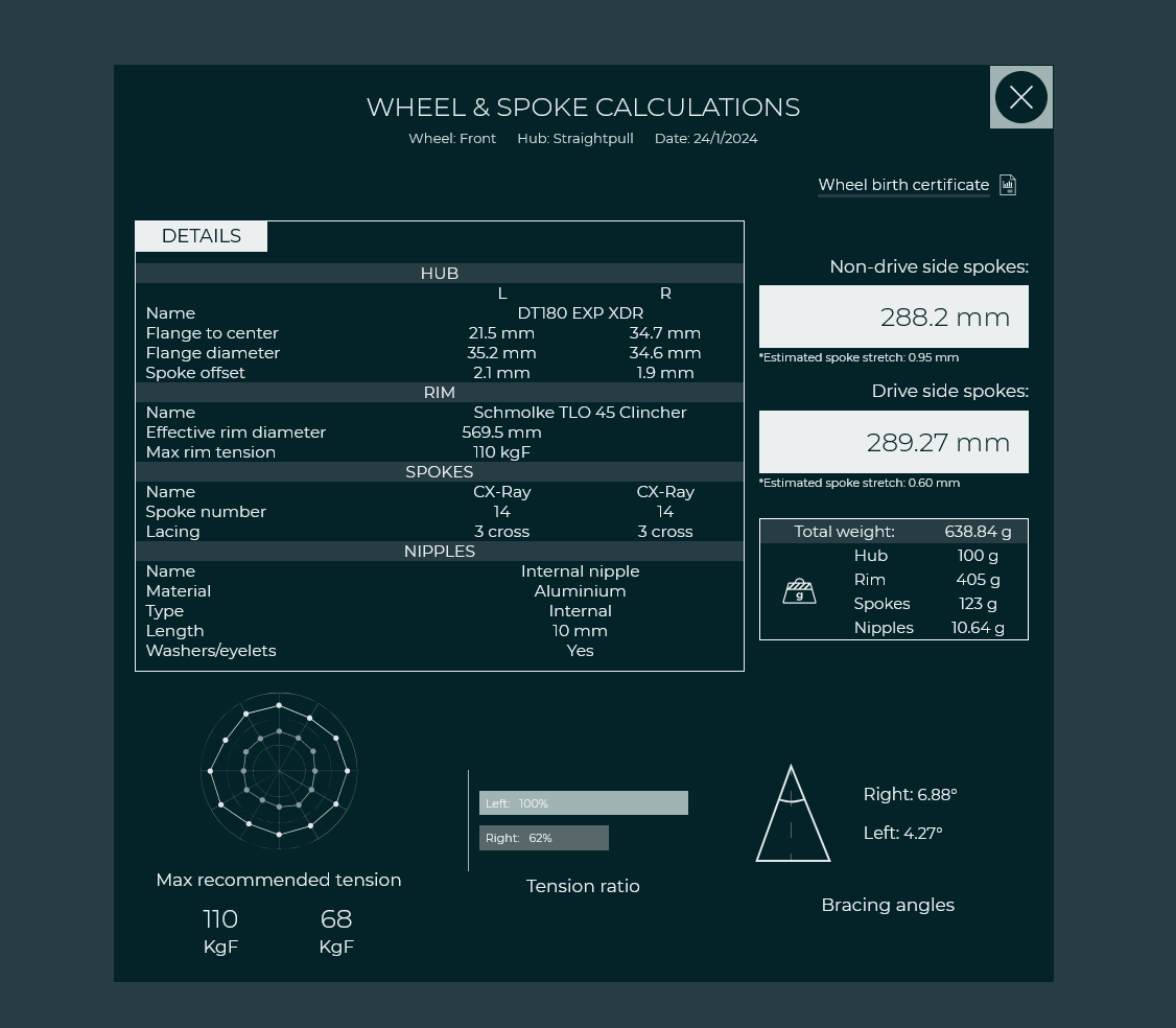 Manual - App SpokeCalc