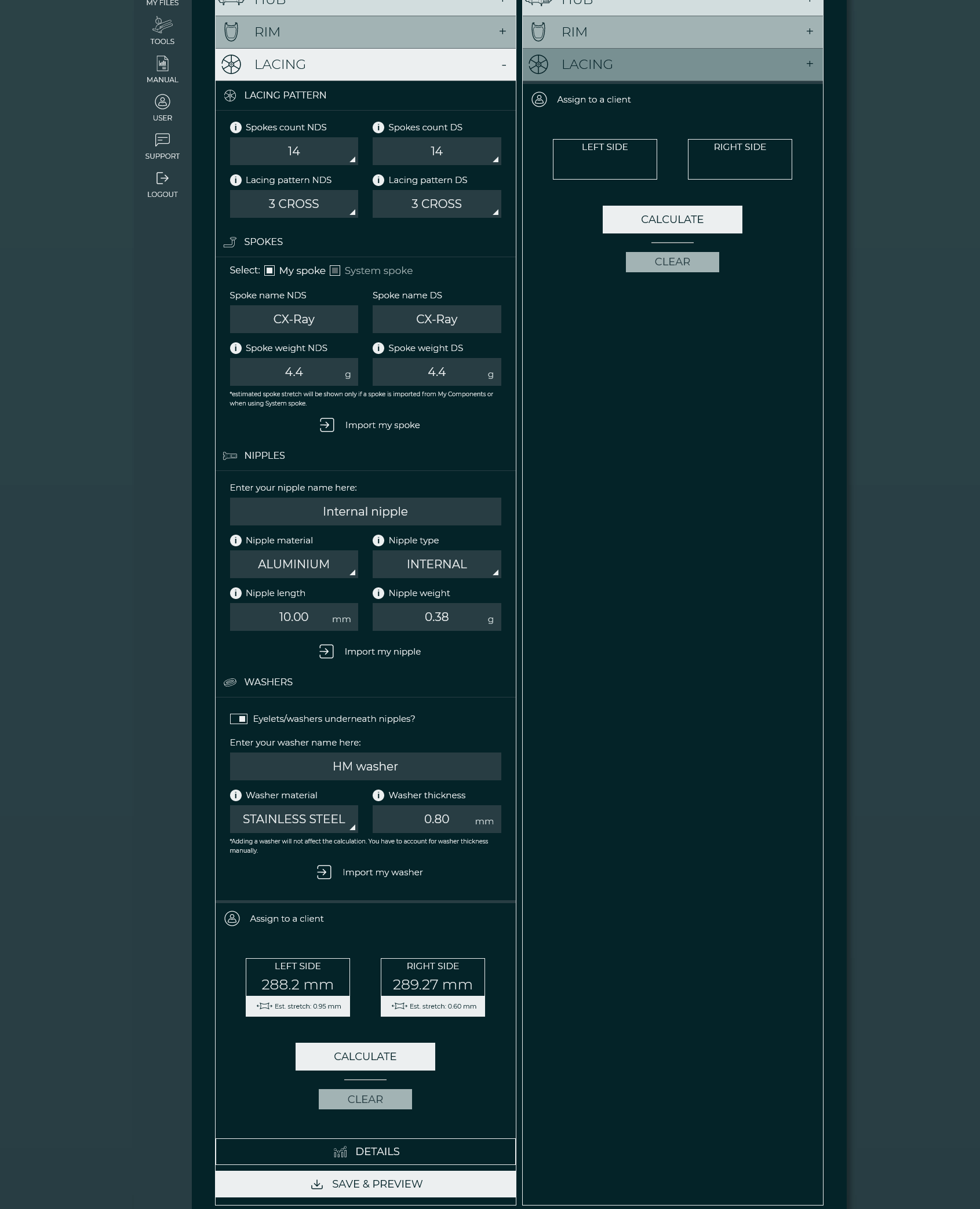 Manual - App SpokeCalc